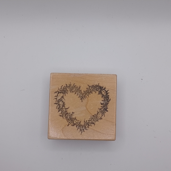 PSX | Art | Vintage 988 Psx Heart Rubber Stamp | Poshmark